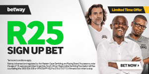 Claim your Betway R25 Free Bet Welcome Offer - Betting Bonus